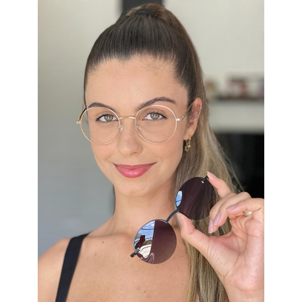 Armação de óculos de grau - Aloha Two 95819 - dourado C3 - Óculos ...