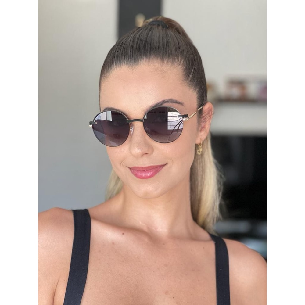 Armação de óculos de grau - Aloha Two 95819 - preto com dourado C5 ...