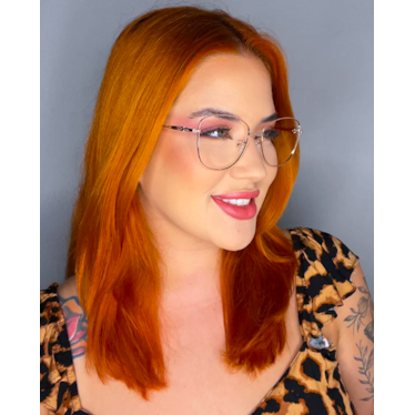 ARMAÇÃO DE ÓCULOS DE GRAU - AMANDITA MAIOR FECHADO 6934 titanium ...