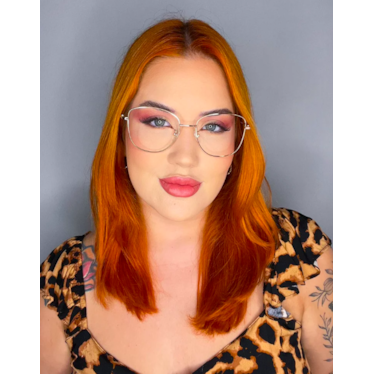 ARMAÇÃO DE ÓCULOS DE GRAU - AMANDITA MAIOR FECHADO 6934 titanium ...