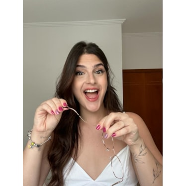 ARMAÇÃO DE ÓCULOS DE GRAU - AMANDITA MAIOR FECHADO 6934 titanium - ROSE ...