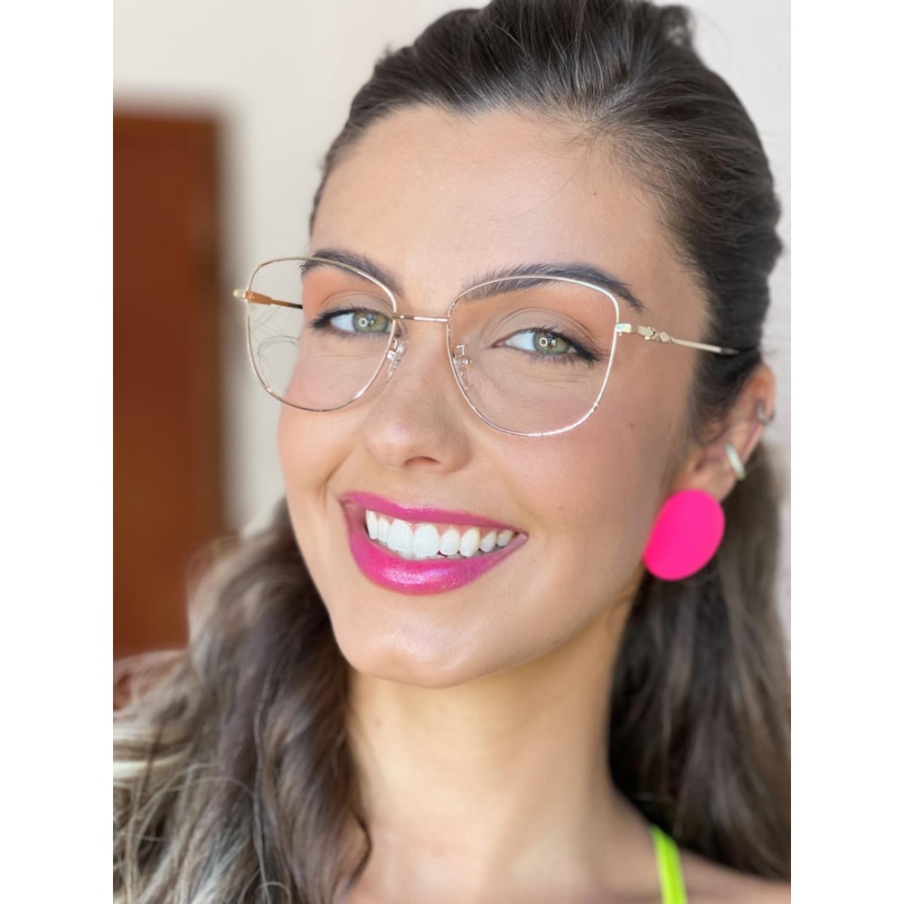 ARMAÇÃO DE ÓCULOS DE GRAU - AMANDITA MAIOR FECHADO 6934 titanium - ROSE ...