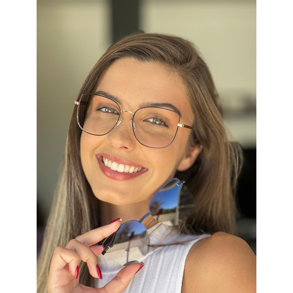 Armação de óculos de grau - Dafini 95816 - preto com dourado C5 ...