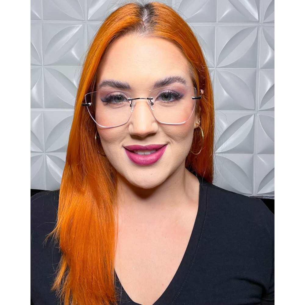 Armação de óculos de grau - Daniela 3 pontos cod 50035 - grafite c8 ...