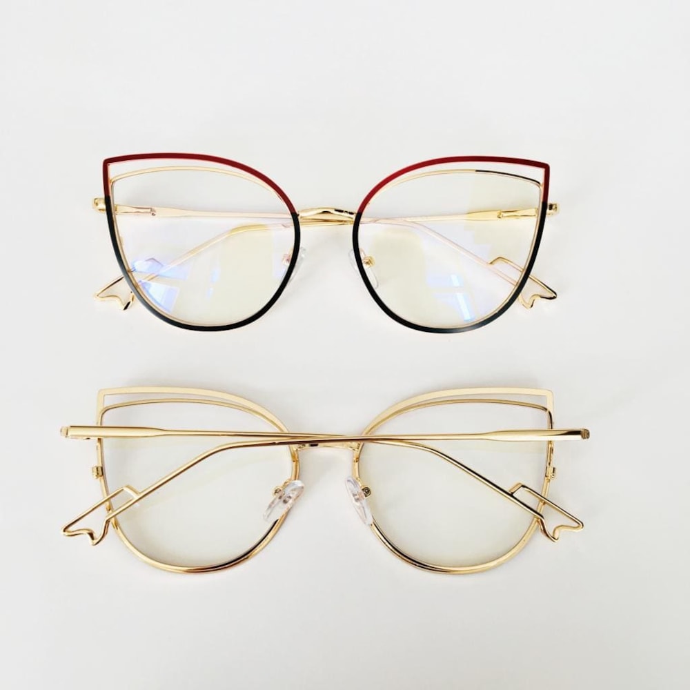 Armação de óculos de grau - Emily 95597 - vermelho com preto C4 ...