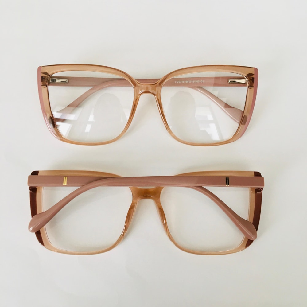 Armação de óculos de grau - Juliana 5718 - rose transparência C3 ...