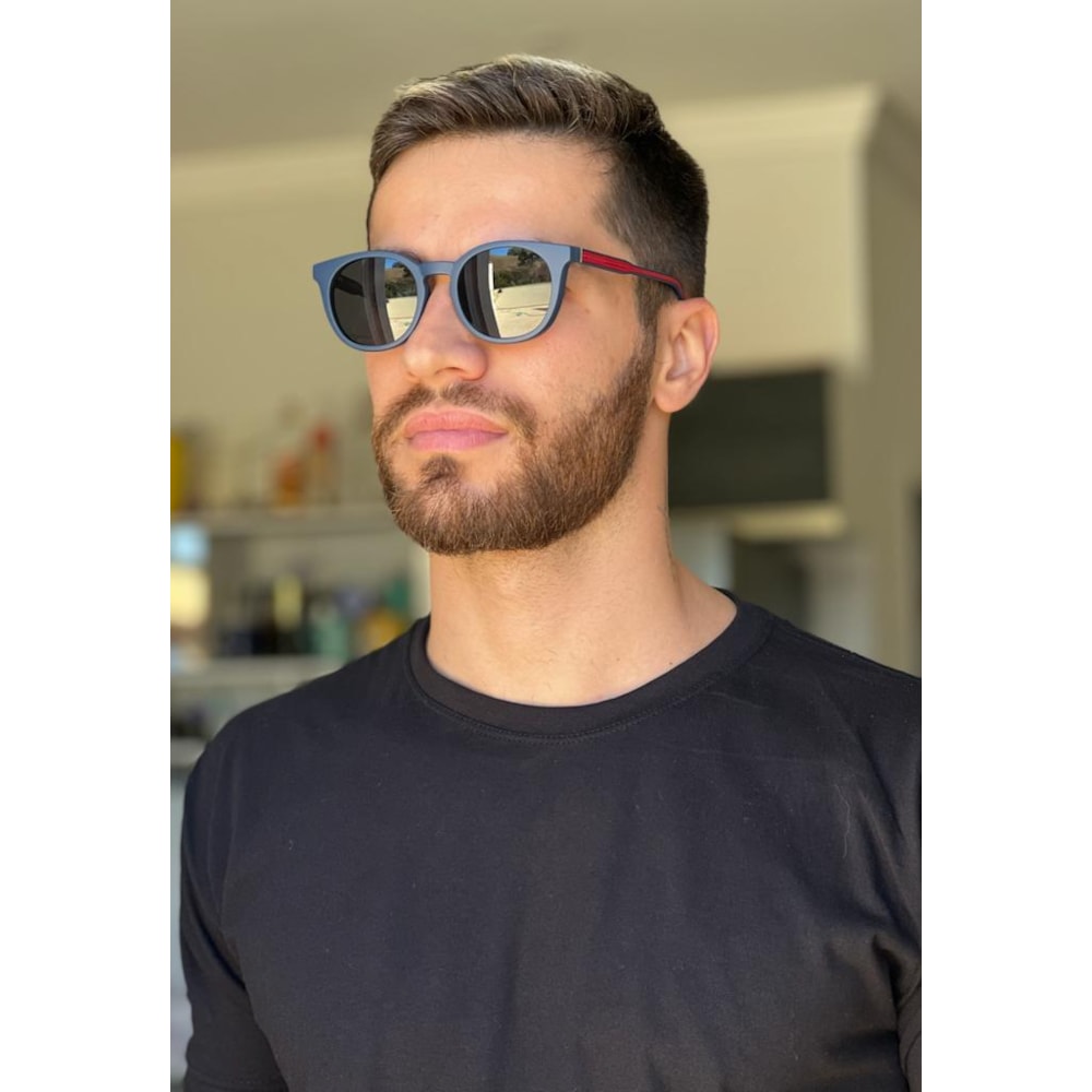 Armação de óculos de grau masculino - Giancarlo 99129 - azul com ...