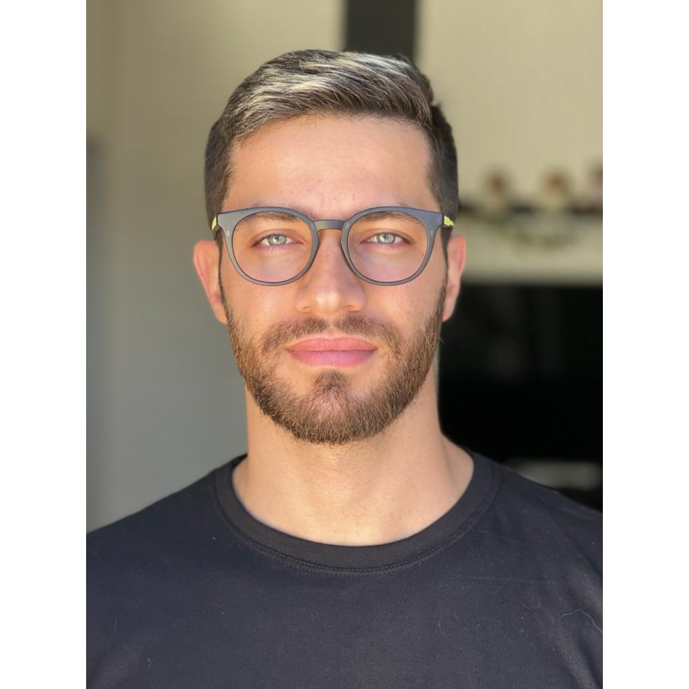 Armação de óculos de grau masculino - Giancarlo 99129 - preto com ...