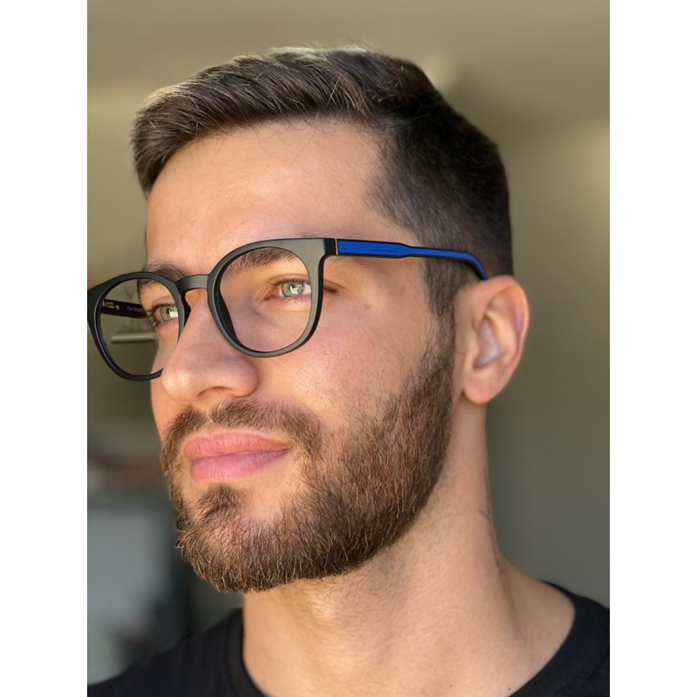 Armação de óculos de grau masculino - Giancarlo 99129 - preto com ...
