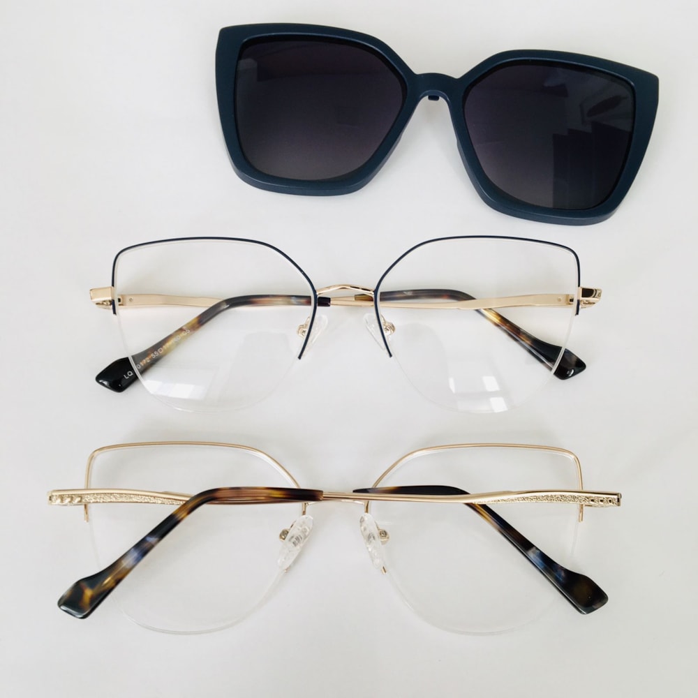 Armação de óculos de grau - Paris 0172 - azul C5 - Óculos Menina Flor