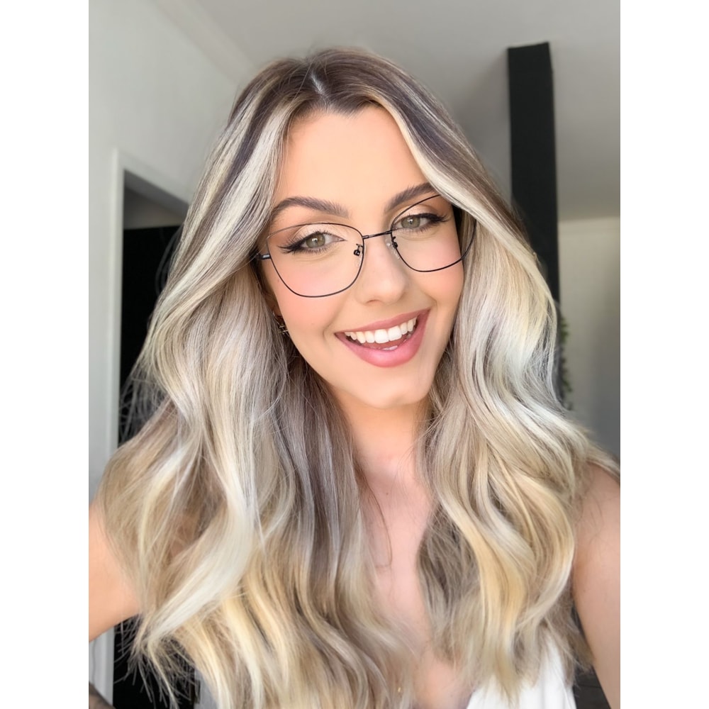 ARMAÇÃO PARA ÓCULOS DE GRAU - AMANDITA FECHADO 6933 TITANIUM - PRETO ...