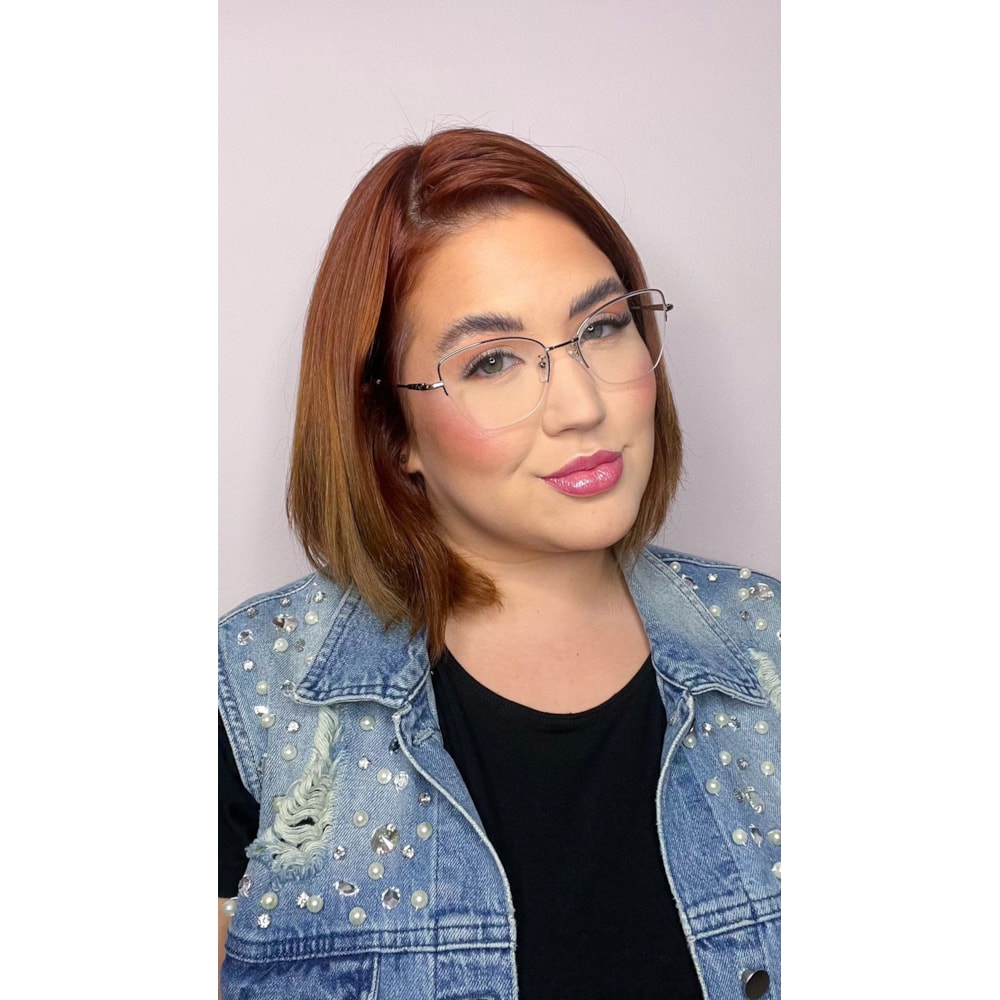 ARMAÇÃO PARA ÓCULOS DE GRAU - AMANDITA NYLON 6932 TITANIUM - PRATA C3 ...